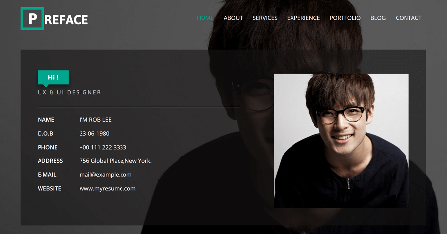 Personal Website Examples Using Html Here We Listed Some Of The Best 