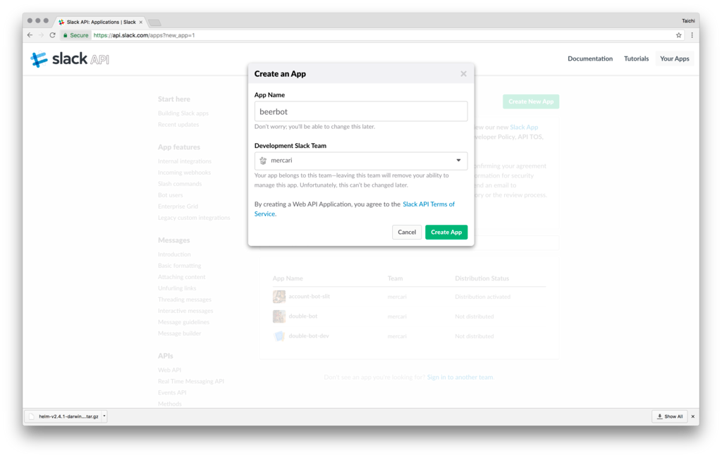 Writing an Interactive Message Bot for Slack in Golang