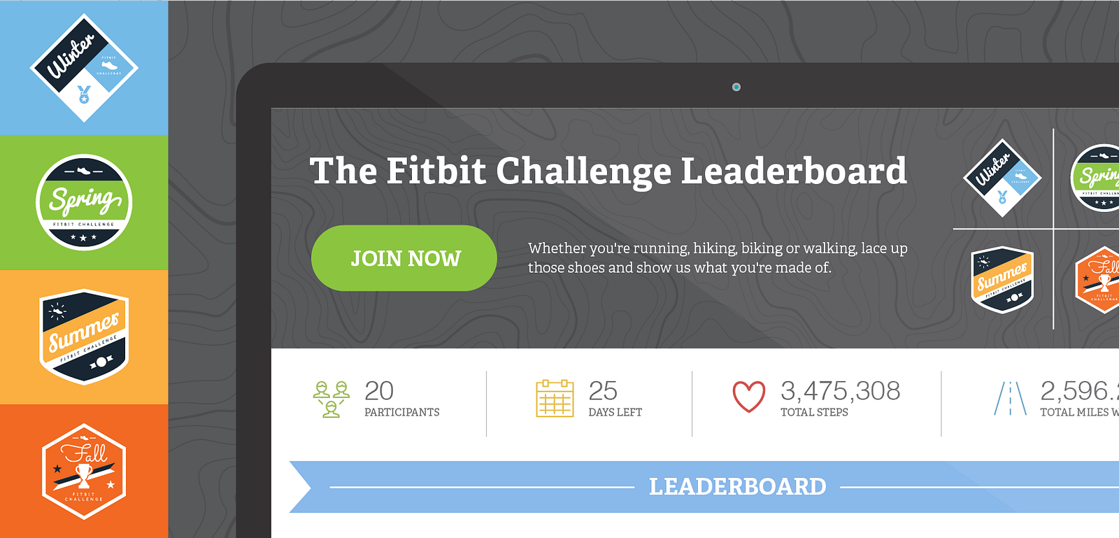 Get Our Free FitBit Competition Leaderboard – meltmedia blog – Medium
