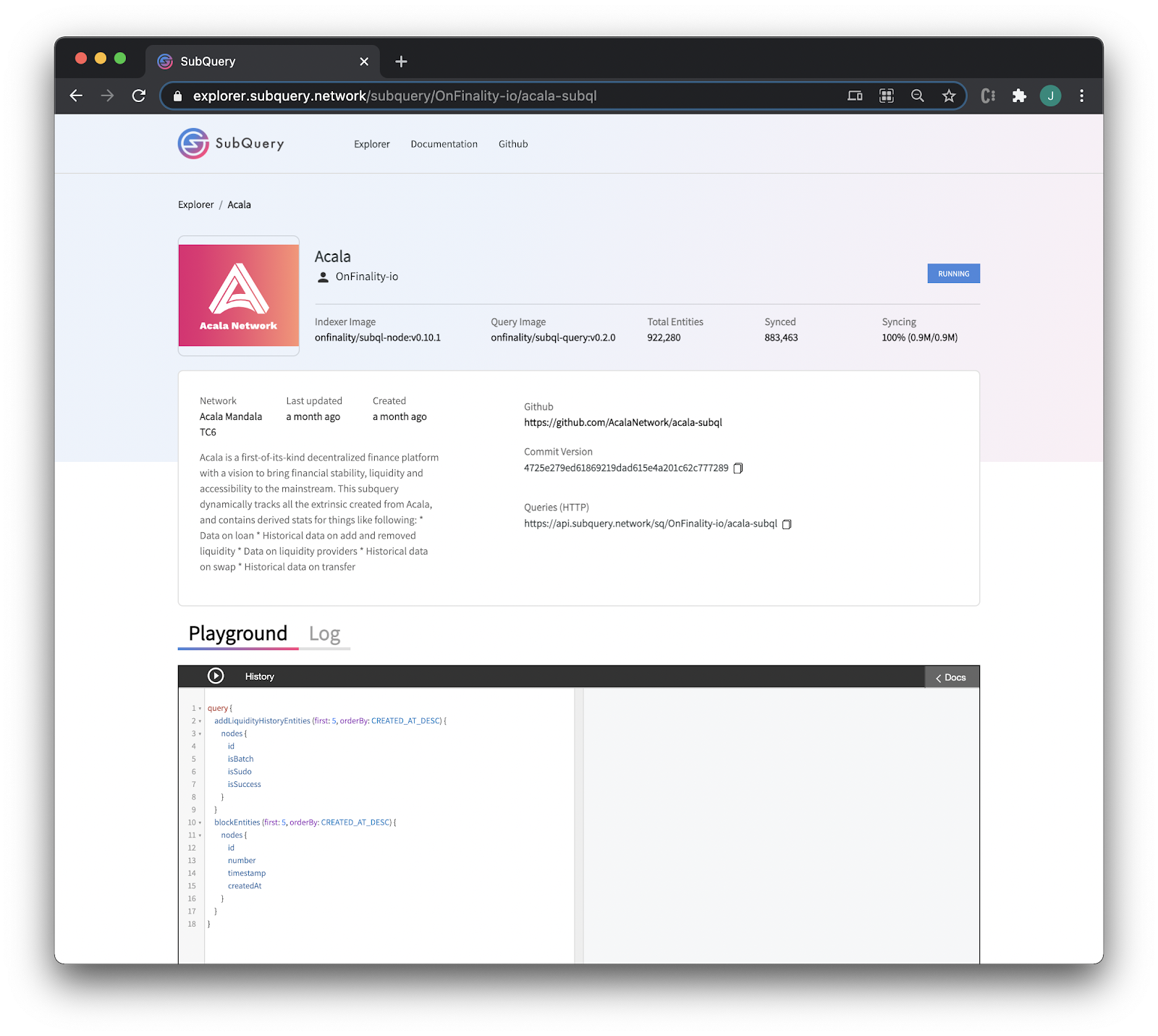SubQueryがAcalaを統合 - blockchainjapan’s blog