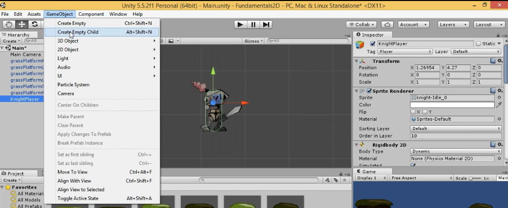 Curso Unity 2d tercera parte: Añadiendo salto y más animaciones al jugador