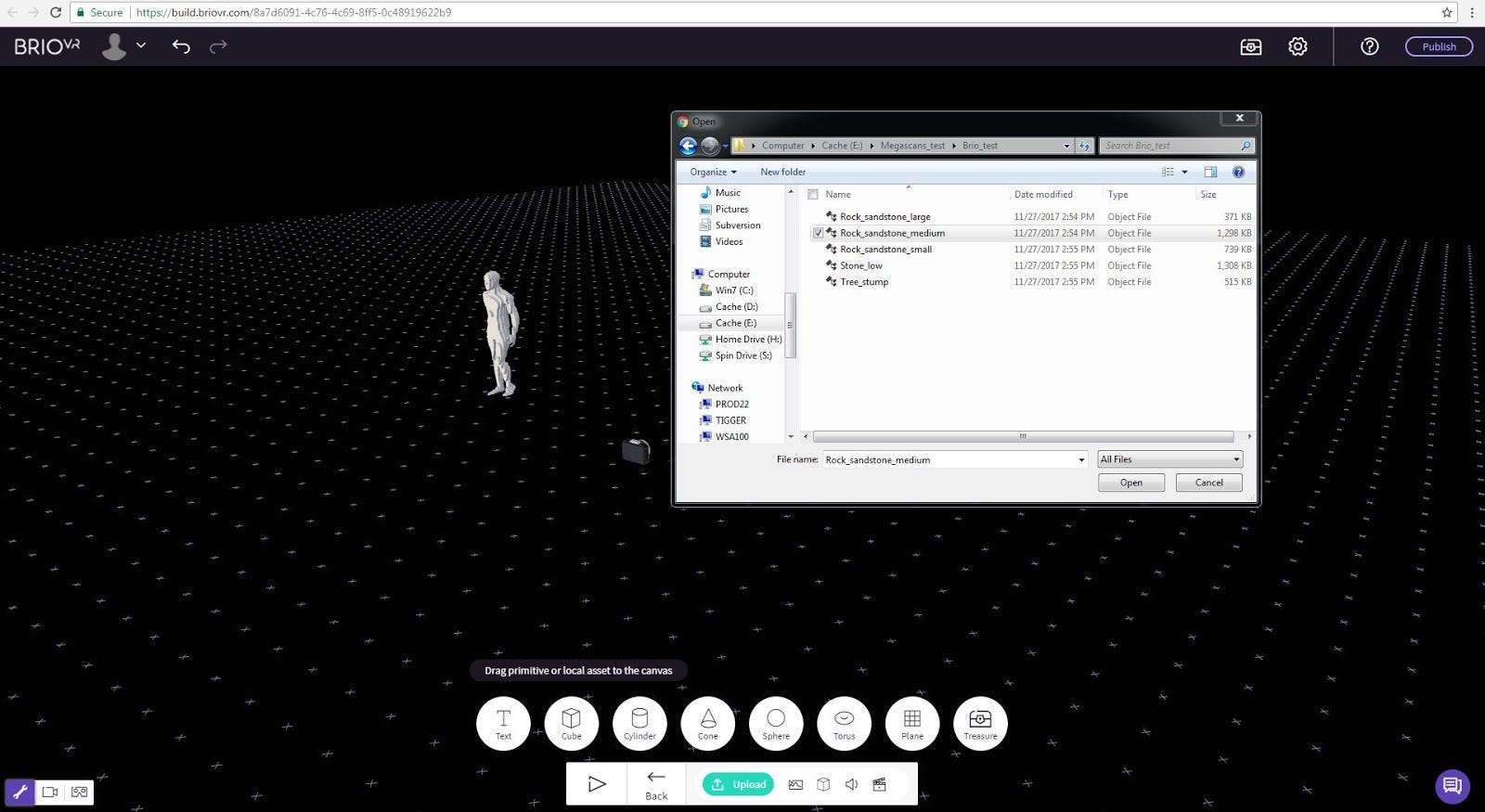 Quixel Megascans and Substance Painter into VR using BrioVR