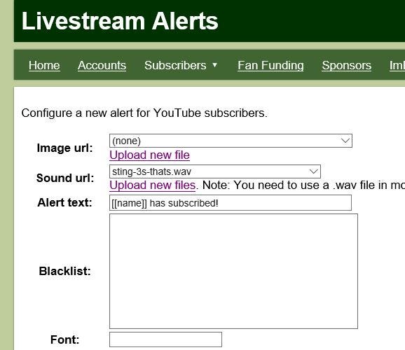 Choosing a Sub Notification Sound – Livestream Alerts – Medium
