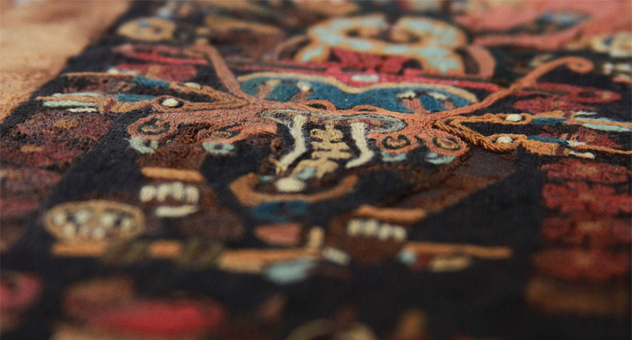 Weaving the roots of Pre-Columbian Textile Art legacy.