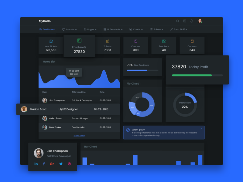 63 Beautiful Dark UI Examples & Design Inspiration