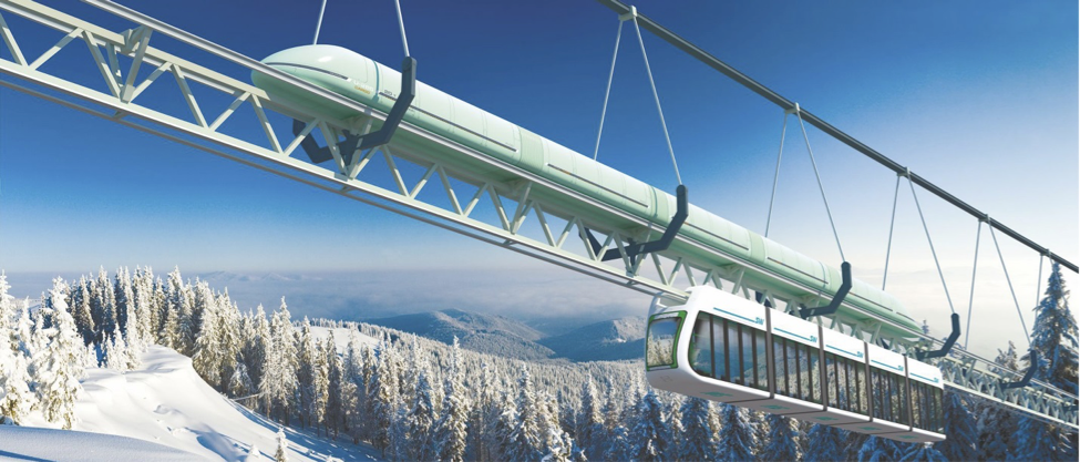 SkyWay is the transport system that will free the land from roads