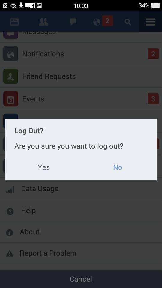 Instructions to log out facebook lite – kisiapa sali – Medium