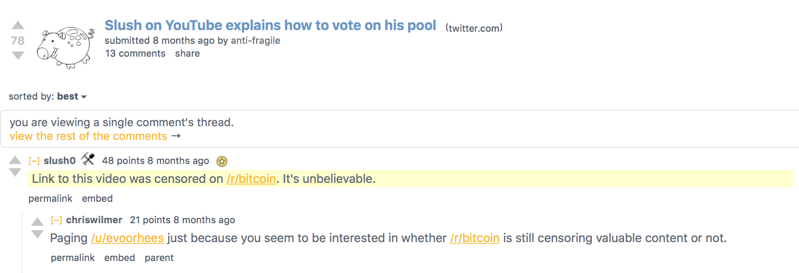 A (brief and incomplete) history of censorship in /r/Bitcoin