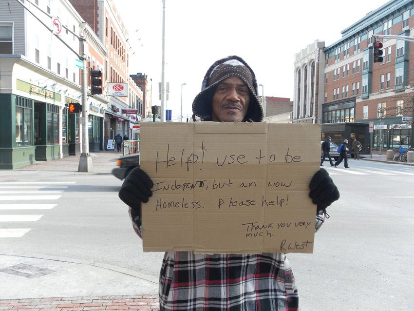 Signs for the Homeless – From up North