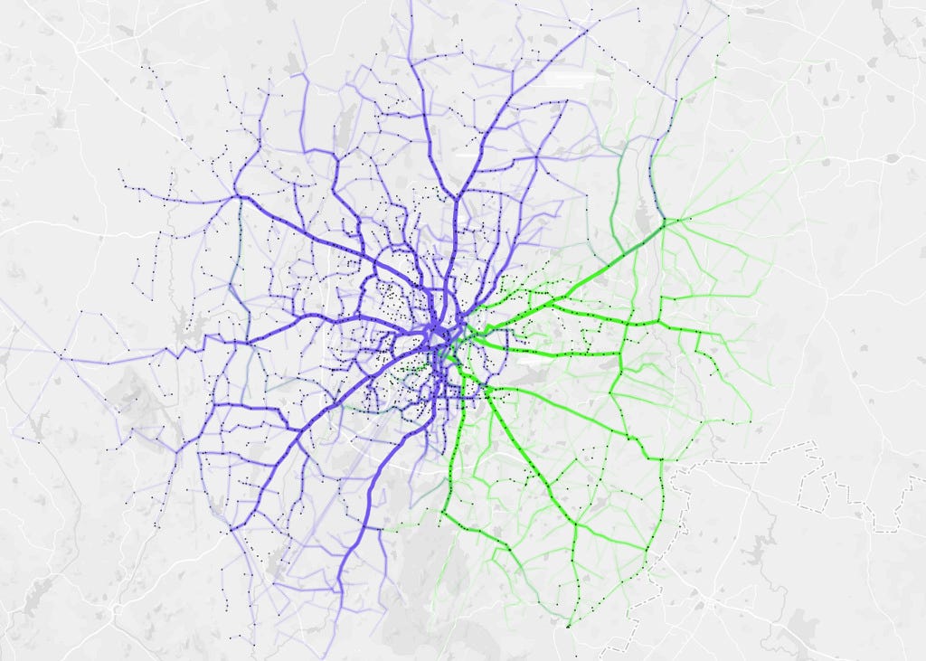 Mapping public transit in Bangalore – Points of interest