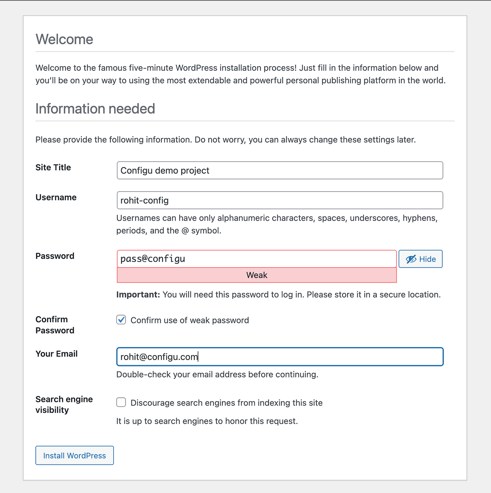 Wordpress Deployment With Configuration As A Code With Configu Open Source Project 2613
