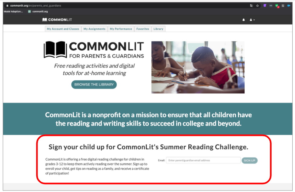 How Families Can Participate in CommonLit's Free Summer Reading Challenge
