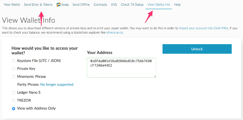 How to create a secured Ethereum address on MyEtherWallet