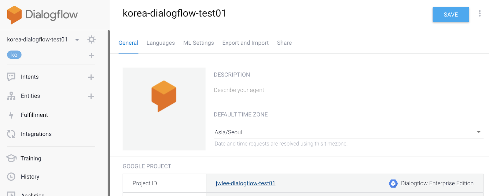 [GCP]Dialogflow 를 이용한 간단 챗봇 만들기 2탄 — Fulfillment – 이정운 (Jungwoon Lee ...