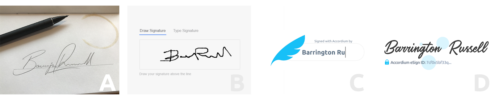 Signatures are obsolete: Replacing the illegible squiggly line.