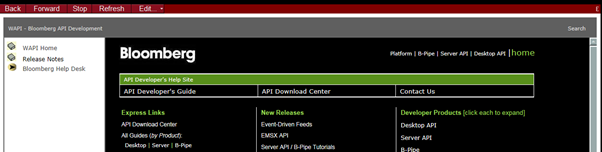 Getting started with Bloomberg’s Python Desktop API