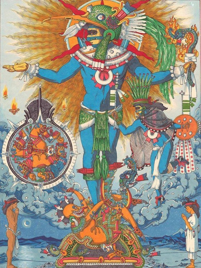 The Birth of Huitzilopochtli, and the Winter Solstice