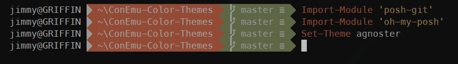 Pimping Up Your PowerShell & Cmder with Posh-Git, Oh-My-Posh ...