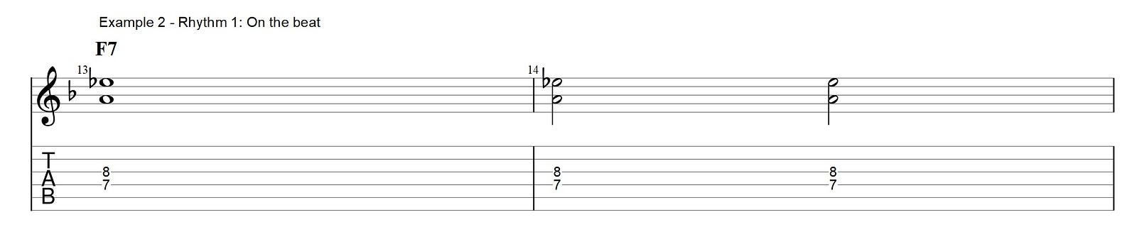 Jazz Guitar Comping Rhythms — Exercise to make your own