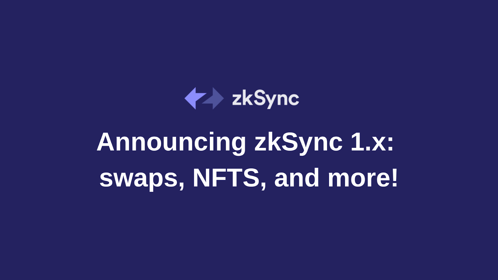 zkSync 1.x: Swap、NFT、イベントシステム、パーミッションレストークンリスト | blockchainjapanのブログ