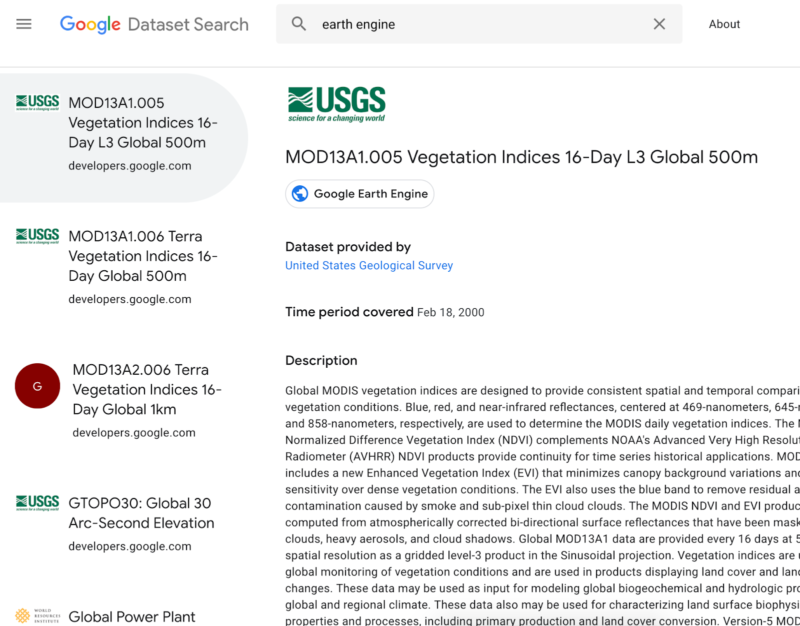 An easier way to browse, discover, and use Earth Engine datasets