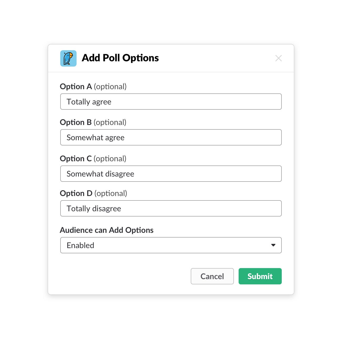 Building more intricate workflows in Slack with Dialogs