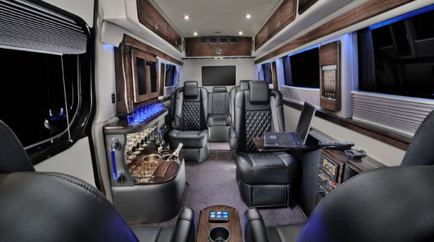 Experience Sophistication, Style and Luxury in Mercedes Sprinter Van ...