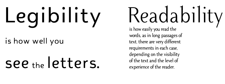 Typography: Legibility & Readability – Chun Aik – Medium