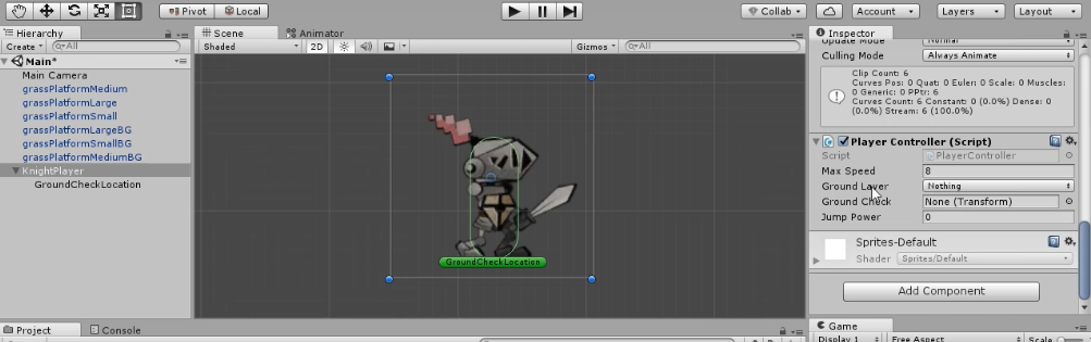 Curso Unity 2d tercera parte: Añadiendo salto y más animaciones al jugador
