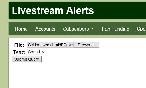 Choosing a Sub Notification Sound – Livestream Alerts – Medium