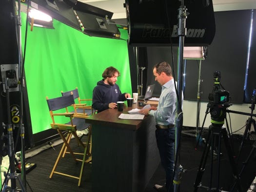 How To Do An Interview In Front Of A Green Screen And Not Feel Weird