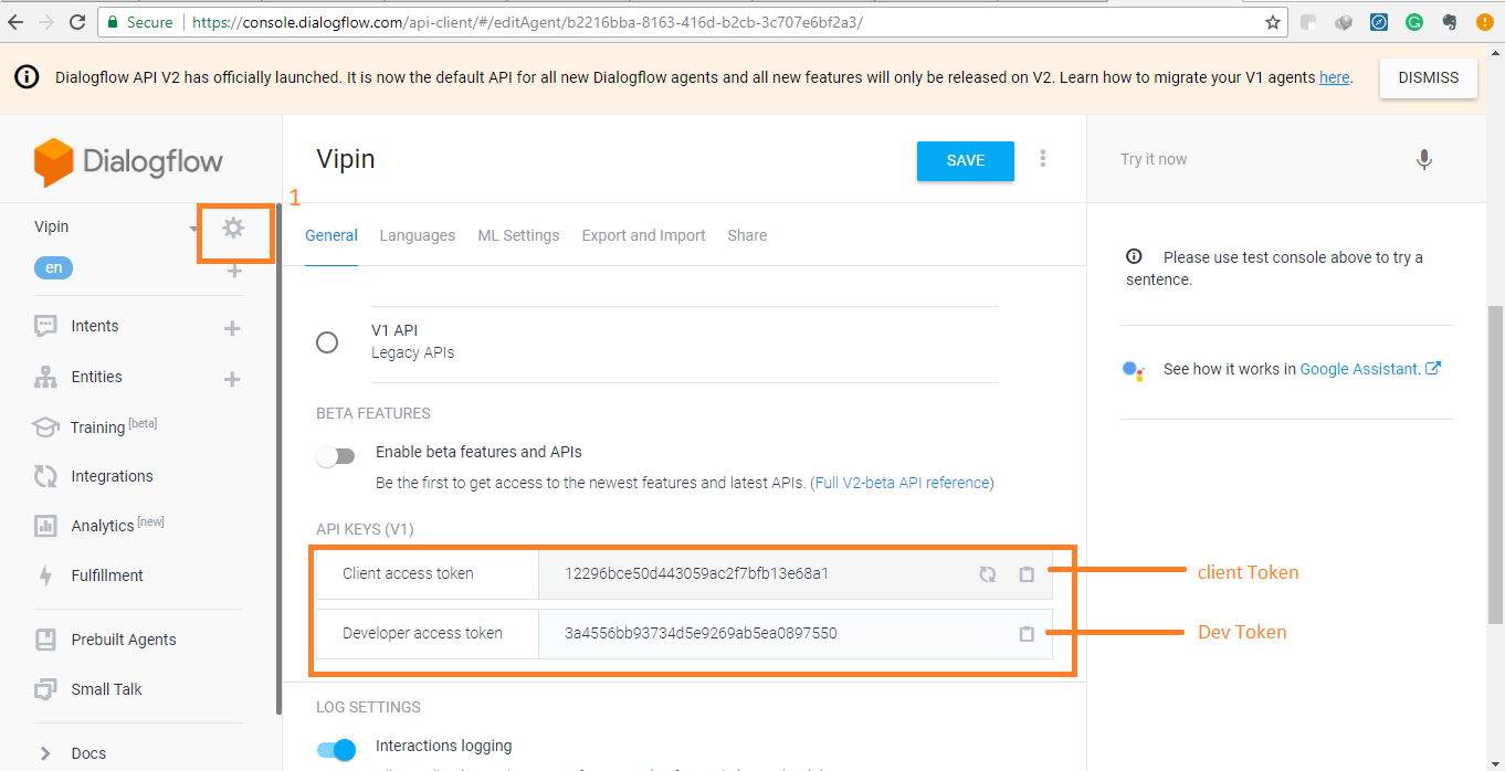 Integrate Dialogflow (Api.ai) Bot into Website – Chatbots Life Integrate Dialogflow (Api.ai) Bot into Website – Chatbots Life