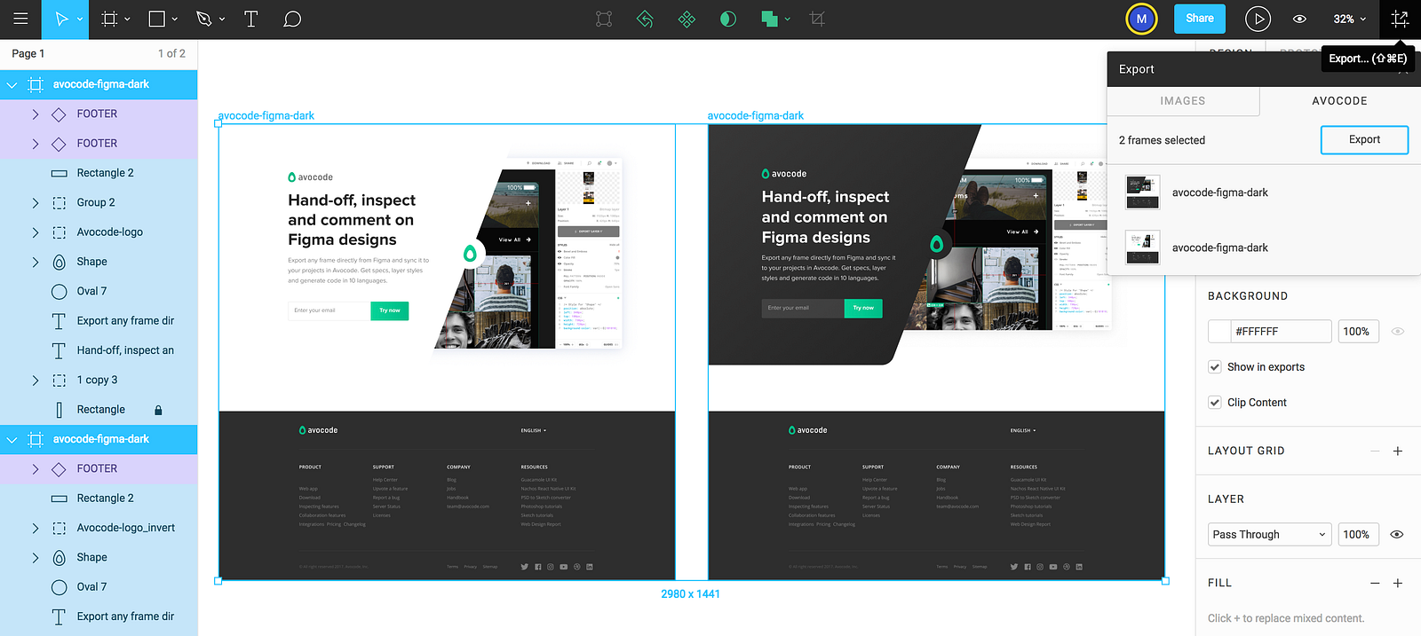 Introducing a new integration to import Figma design frames into Avocode