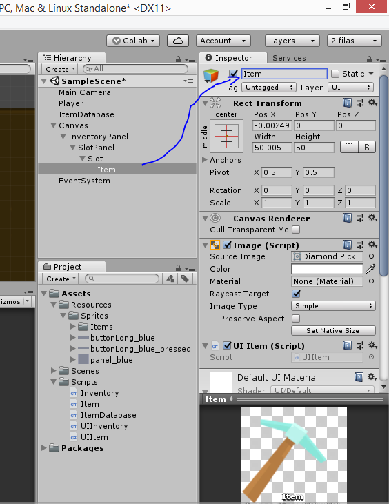 Create An Unity Inventory Part 4 Display Items In Ui 