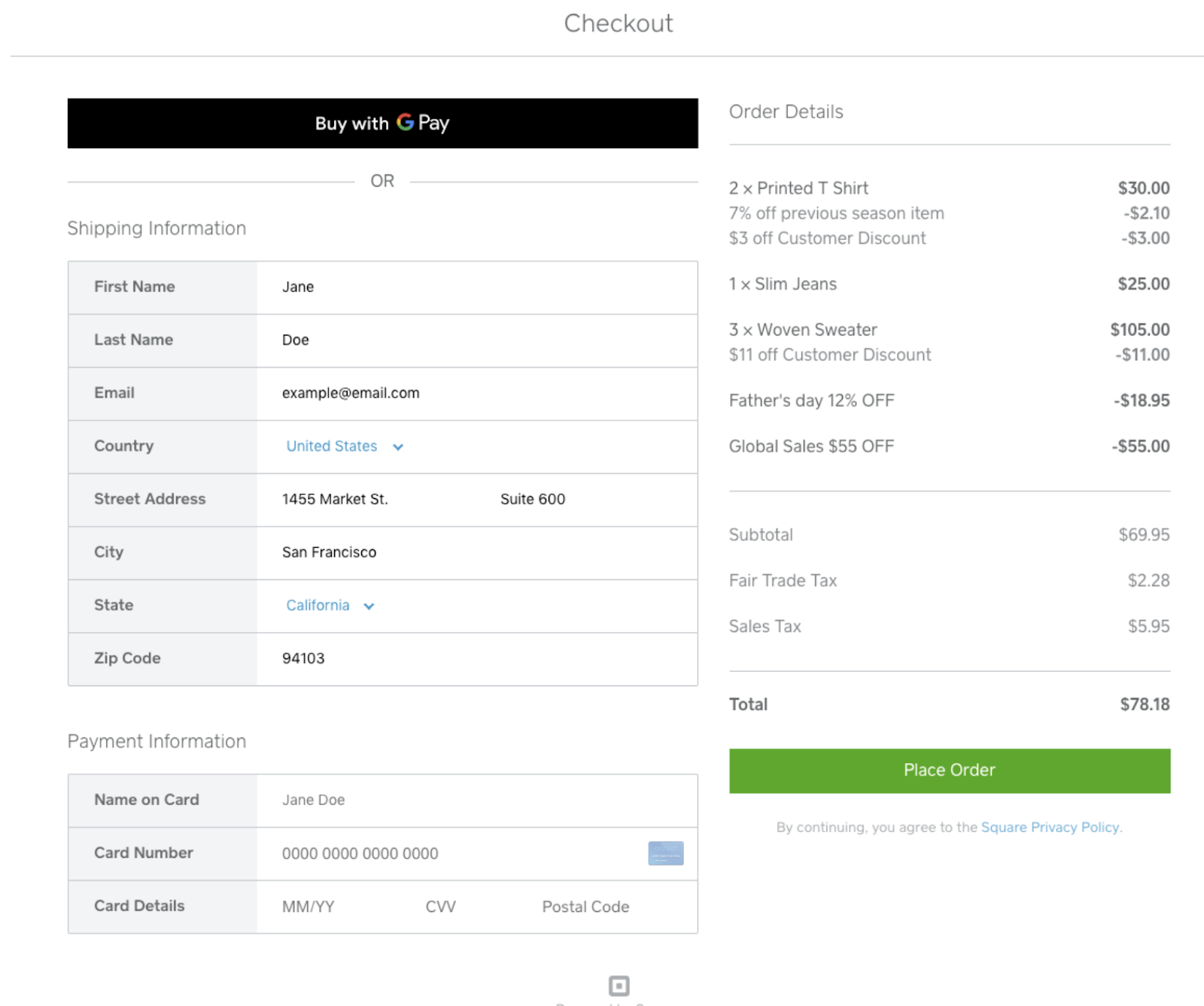 Introducing Google Pay In Square Online Payments APIs And Square Invoices