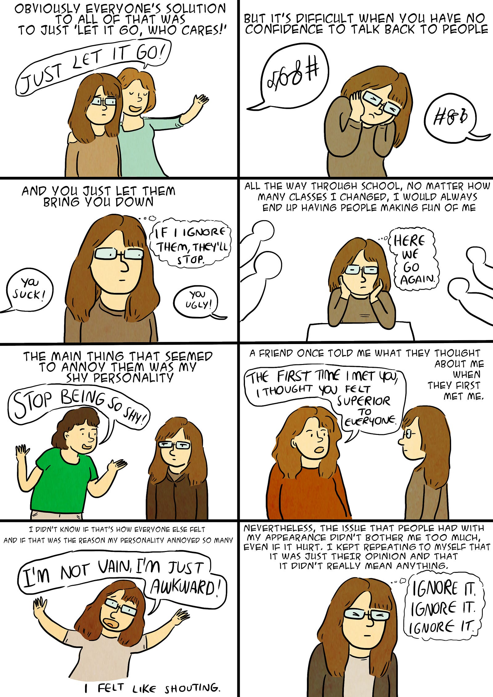 The Bullies Were Wrong: A Coming-Of-Age Comic Strip