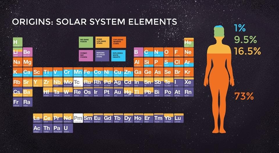 Astrophysics Reveals The Origin Of The Human Body – Starts With A Bang ...