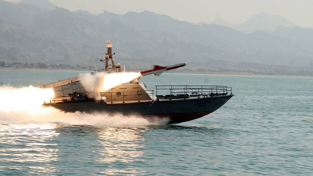 Well, Here’s One Way to Stop a Swarm of Iranian Attack Boats