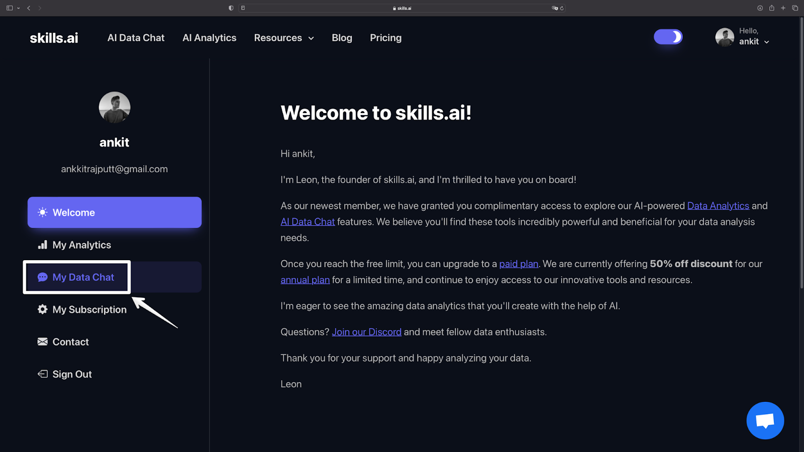 AI Data Chat Guide