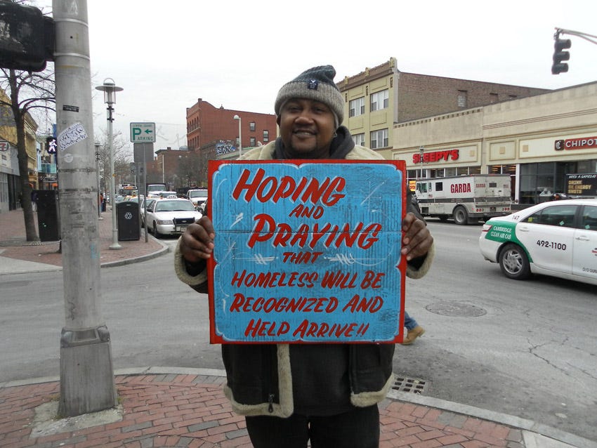 Signs for the Homeless – From up North