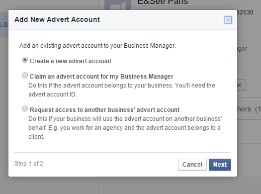 How to Create an Advert Account and Grant Access in Facebook Business ...