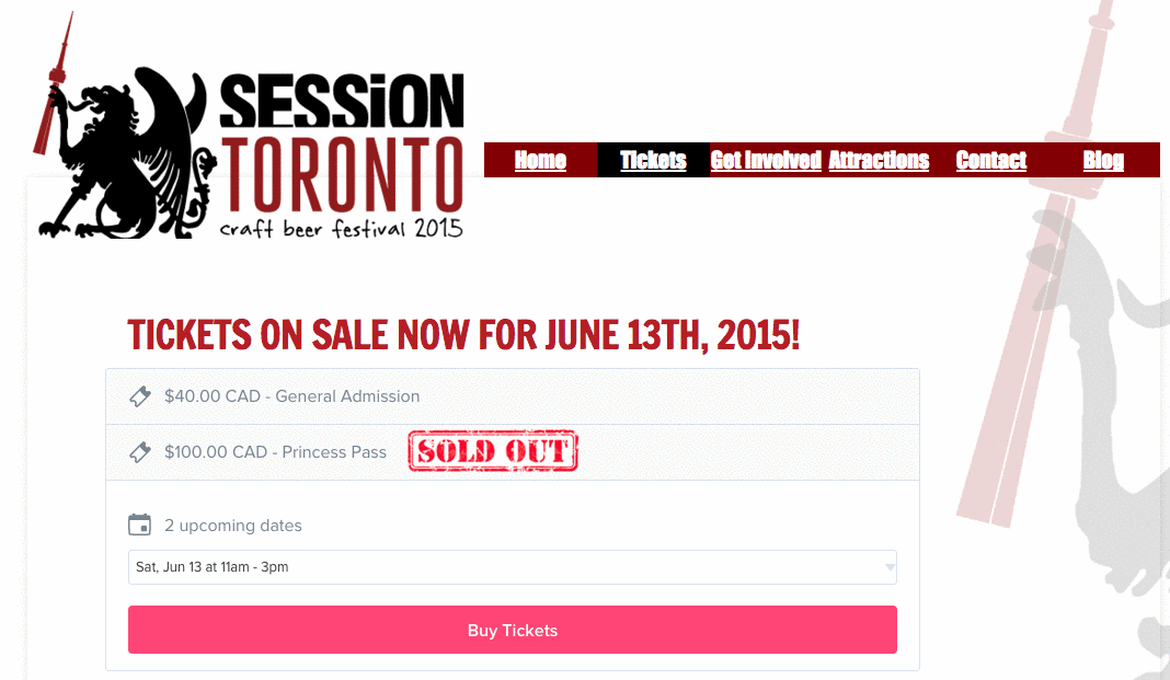 5 Inspiring Examples of Selling Tickets on Your Website