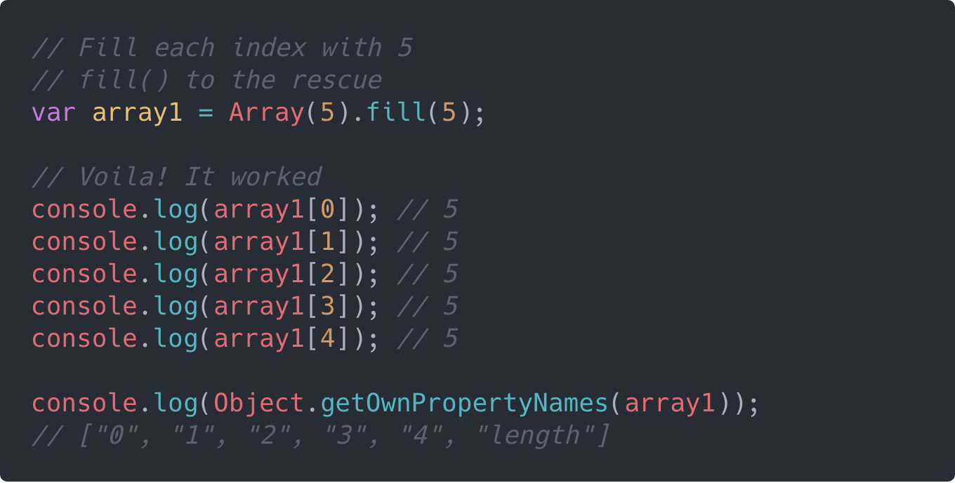Hacks For Creating JavaScript Arrays FreeCodeCamp