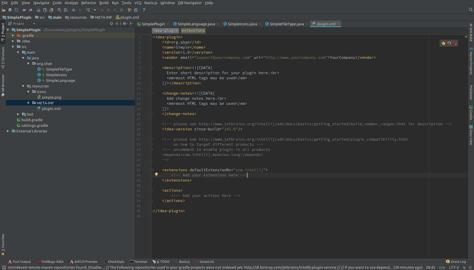 Custom language plugin development for Intellij IDEA — Part 01