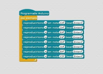 Notas musicales con Blu·i + Mblock – Blu·i Robot educativo – Medium