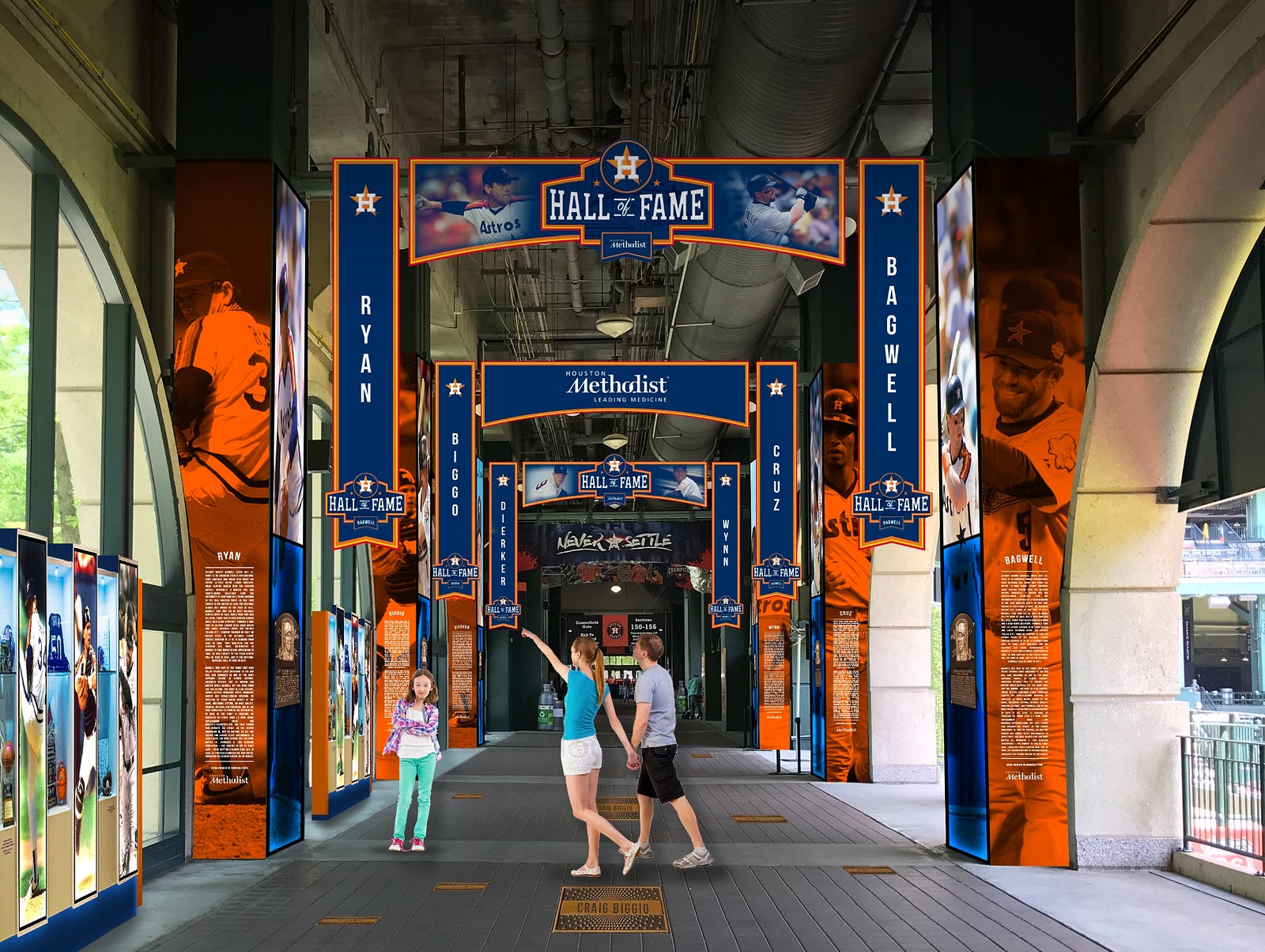 Astros reveal full details of new Astros Hall Of Fame presented by ...