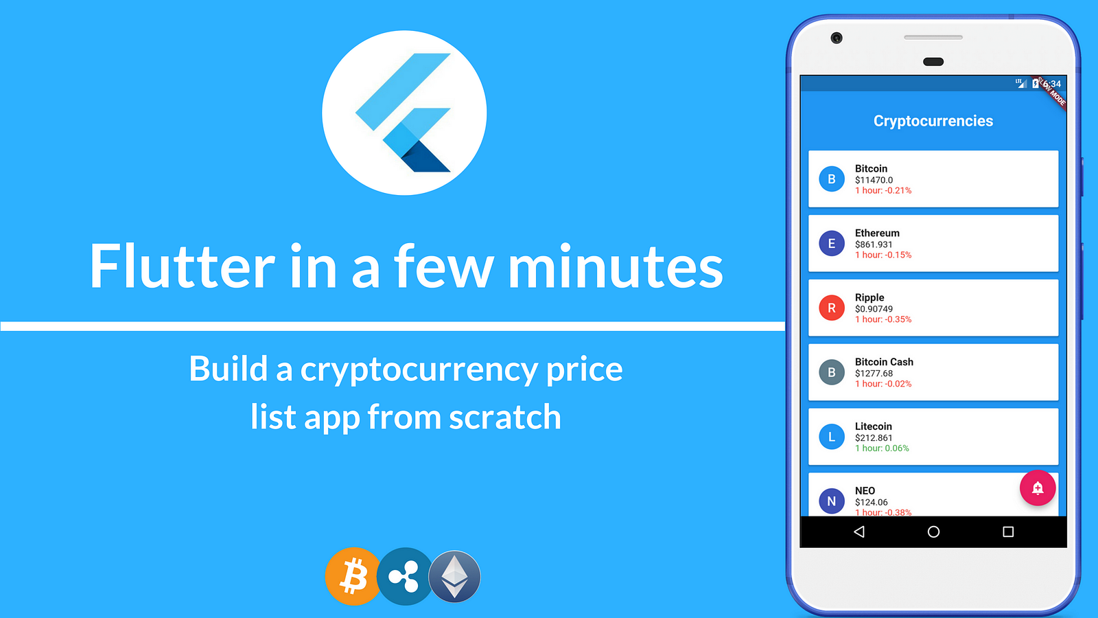 How To Build A Cryptocurrency Price List App Using Flutter SDK