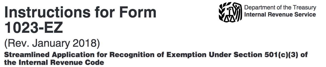 Becoming a Technology 501(c)(3) - Form 1023 | PLAN Systems