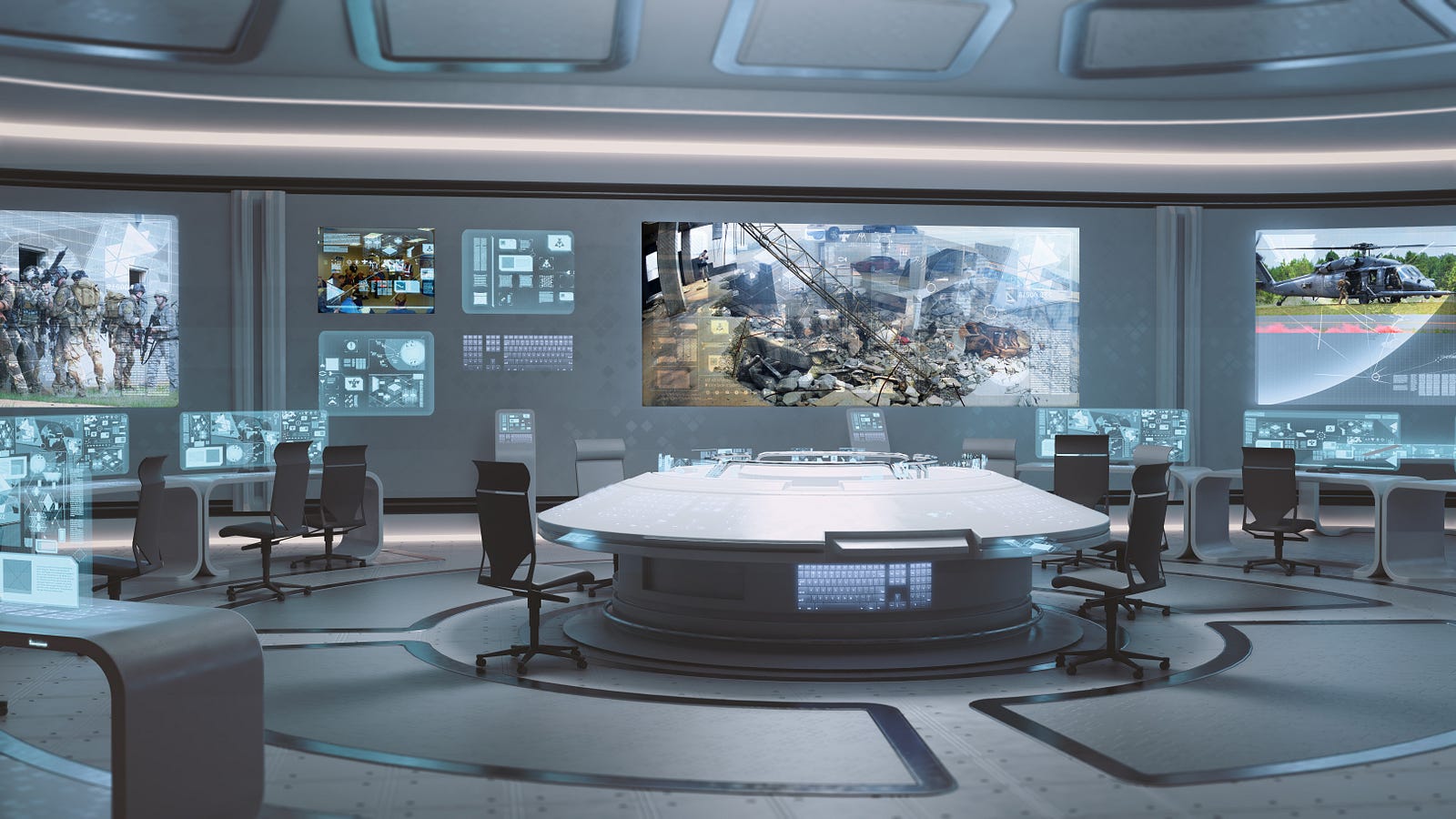Future Use Case: a Command Center in VR – Envrmnt