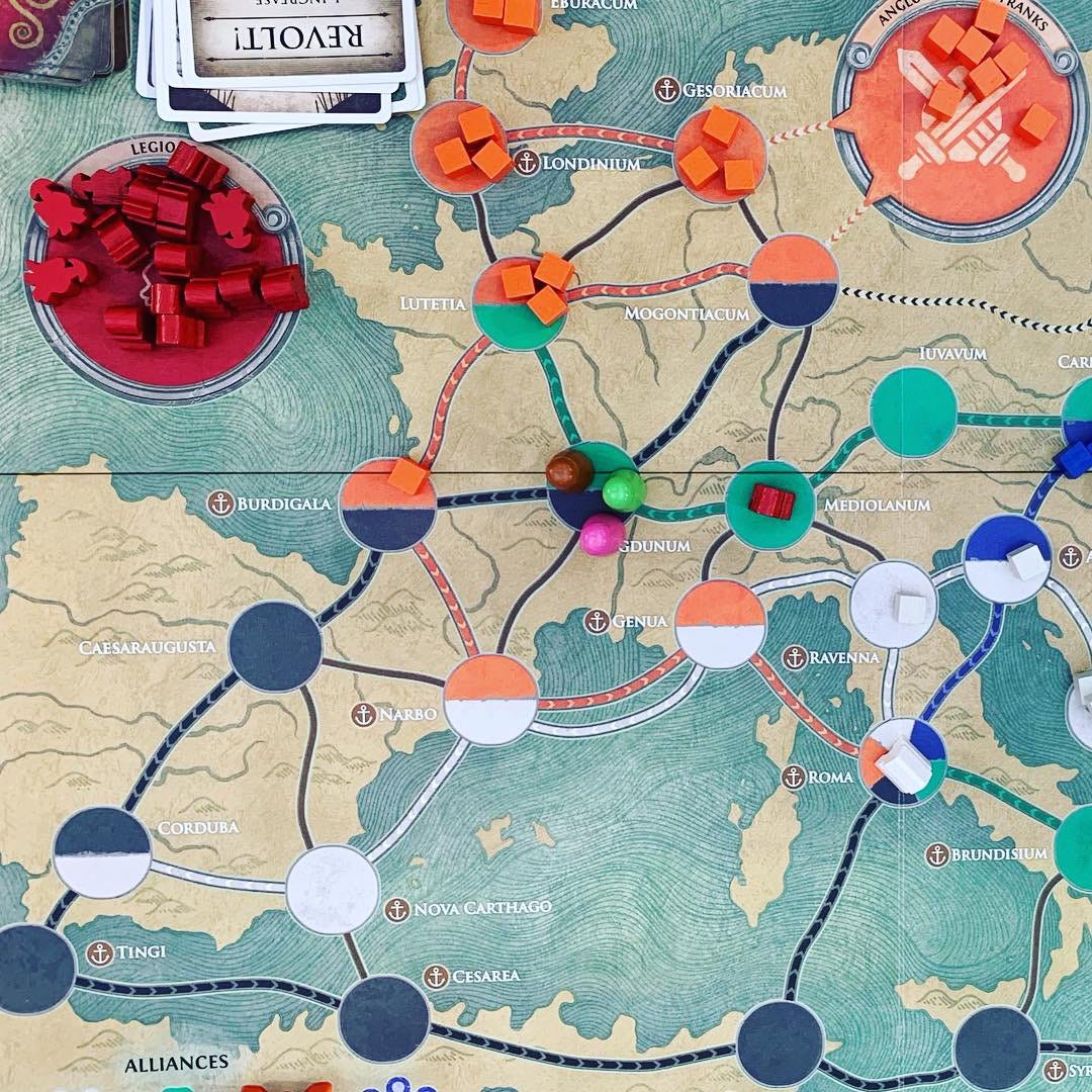 First Impressions: Pandemic — Fall of Rome – Board Game Minimalist – Medium